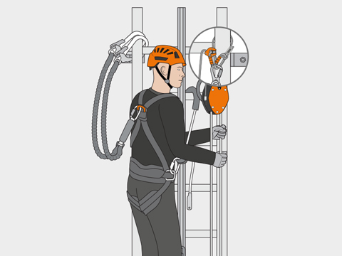 TUNER PRO Lanyards for Rope Access & Work Positioning